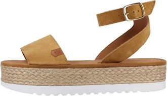 POPA Femme, Chaussures, Brun, Taille: 38 EU Kalamis Flat Sandales