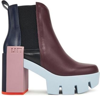 United Nude Stiefeletten Grip Chelsea Mid IV 1095992516 Dunkelrot