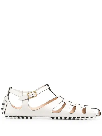 Tod's Gommino R&ouml;mersandalen - Wei&szlig;