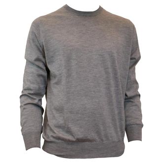 Brunello Cucinelli Rundhals-Pullover - - Knitwear - Herren - Grau - 3XL