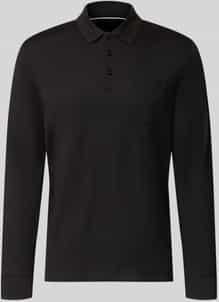 Bugatti Regular Fit Poloshirt aus Baumwoll-Mix mit Brusttasche
