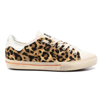 Hidnander Leopard Print Low Top Sneakers - - Shoes - Damen - Beige - 35 EU