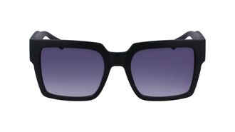 Calvin Klein Jeans Unisex Adult Sunglasses CKJ23622S - Matte Black with Gradient Grey Flash Mirror Lens