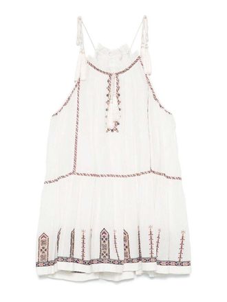 Isabel Marant Robe Courte - Blanc