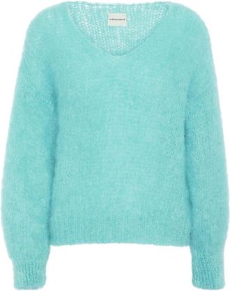 Americandreams Americandreams, Femme, Pulls, Bleu, Taille: 44 FR Milana LS Mohair Knit