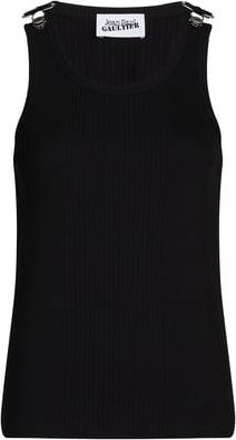 Jean Paul Gaultier Top c&ocirc;tel&eacute; en coton