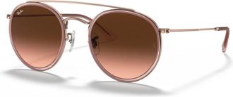 Ray-Ban unisex, Accessoires, Rose, Taille: ONE Size Rb3647N Round Double Bridge Lunettes de soleil