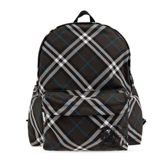 Burberry Homme, Sacs, Vert, Taille: ONE Size Sac &agrave; dos &agrave; motif &agrave; carreaux