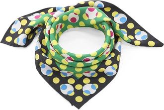 Dries Van Noten Femme, Accessoires, Multicolore, Taille: ONE Size Foulard Carr&eacute; en Soie