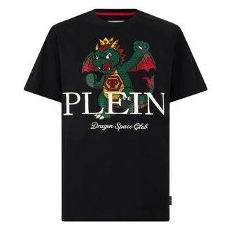 Philipp Plein Homme, Tops, Noir, Taille: L T-Chemises