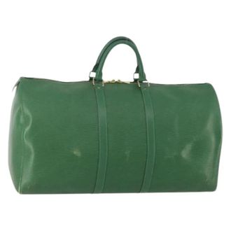 Louis Vuitton unisex, Pre-owned, Vert, Taille: ONE Size Sac Keepall Pre-owned