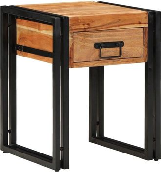 vidaXL Vidaxl - Beistelltisch 40x40x50 cm aus massivem Akazienholz