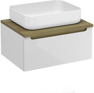 Puma Naturel - Badezimmermöbel unter dem Waschbecken Stilla 60x30x45 cm weiß (STILLAD06007DBK)