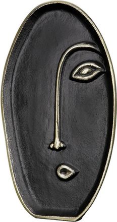 Gilde Schwarze Vase Blumenvase aus Aluminium - Deko Wohnzimmer Geschenk f&uuml;r Frauen Geburtstag Muttertag H&ouml;he 35 cm