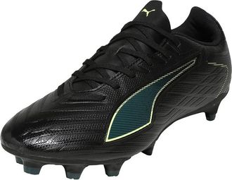 Puma Unisex Ultra 6 Play Fg/Ag Fu&szlig;ballschuh, Puma Black Fizzy Light Green Terrain, 48.5 EU