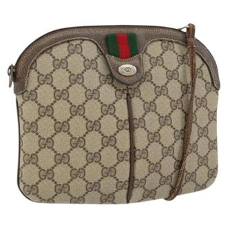 Gucci Sac bandouli&egrave;re en plastique Pre-owned - Femme - Pre-owned - Beige - Taille: ONE Size