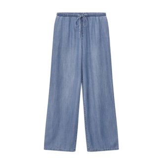 Bella Dahl Wide Hosen - - Trousers - Damen - Blau - L