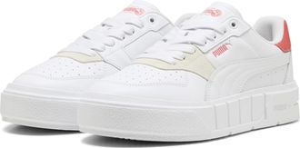 Puma Damen Cali Court Match Sneakers 35.5, White Peach Frost Red