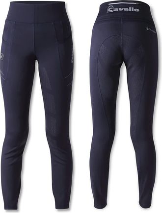 Cavallo Reitleggings Lin Grip in darkblue, Gr&ouml;&szlig;e:32