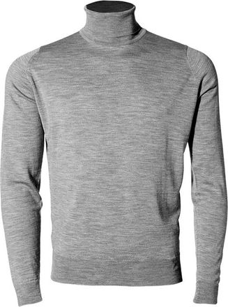 Olymp Herren Rollkragenpullover grau unifarben