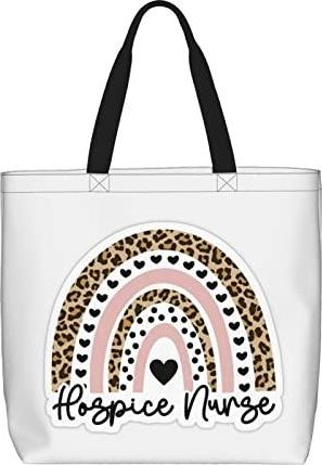 Generic Sac De Courses Infirmi&egrave;re En Soins Palliatifs Arc-En-Ciel Sac &Agrave; Provisions R&eacute;utilisable De Grande Capacit&eacute; Sacs En Toile &Eacute;paule, Pour Filles, Femmes, 