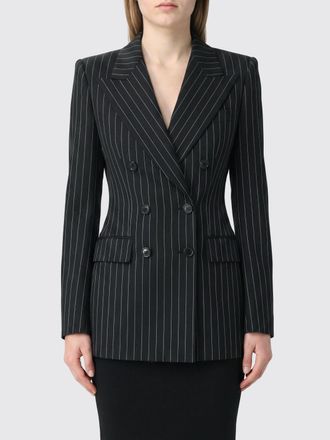Dolce & Gabbana Zweireihiger Nadelstreifen-Blazer aus Schurwolle in Slim Fit