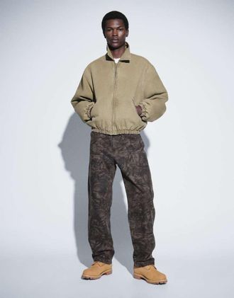 Levi's Workwear lockere Carpenter-Jeans mit doppeltem Knie im Military-Muster-Gr&uuml;n