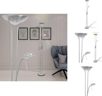 vidaXL Stehleuchte Dimmbar led 23 w - Stehlampe - led Lampe - Wohnzimmerleuchte - Dimmbares Licht - Deckenfluter