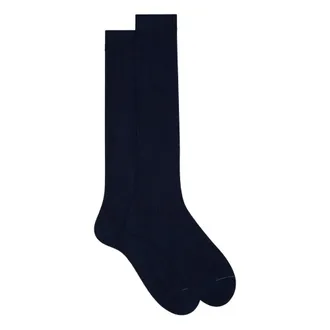 Gallo Gallo, Homme, Sous-vêtements, Bleu, Taille: M Longues chaussettes côtelées