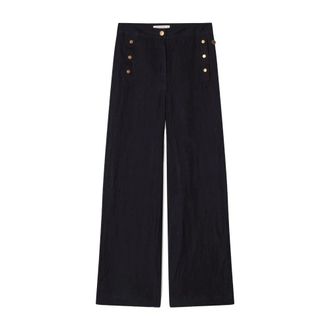 Busnel Femme, Pantalons, Bleu, Taille: 38 FR Pim Wide Pantalons