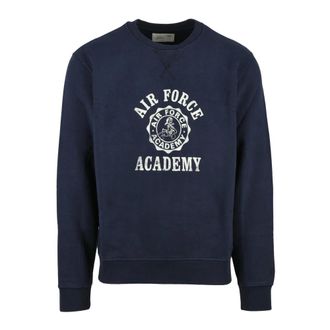 Bl'ker Blker, Homme, Sweatshirts et sweats &agrave; capuche, Bleu, Taille: 2XL Felpa Girocollo