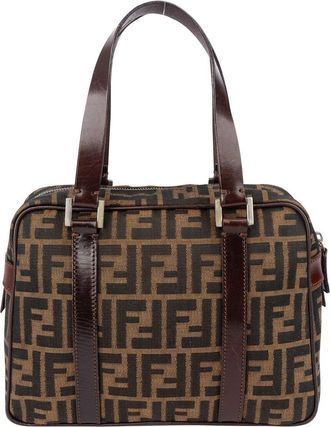 Fendi Crossbody Bags - Fendi FF Monogram Boston Handbag - Gr. unisize - in Braun - f&uuml;r Damen