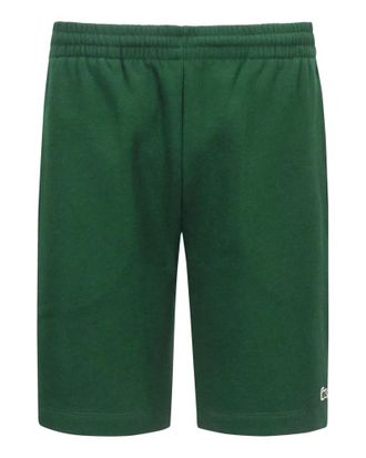 Lacoste Sweatshorts mit kleinem Krokodil-Aufn&auml;her in