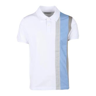 Dirk Bikkembergs Polo aus Baumwolle und Elastan - - Tops - Herren - Wei&szlig; - L