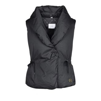 H&eacute;st Gepolsterte Daunenweste in Jet Black - - Jackets - Damen - Schwarzk - XL