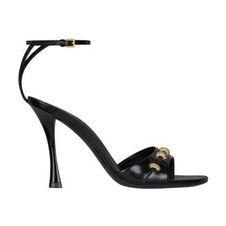 Givenchy Stiletto Sandalen mit Kristalldetail - - Shoes - Damen - Schwarzk - 36 EU