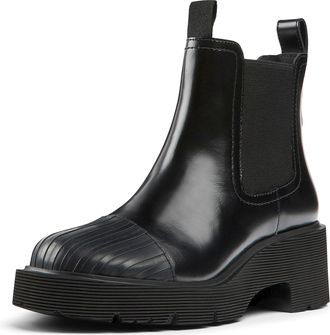 Camper Damen Milah K400704 Chelsea Boot, Schwarz 001, 39 EU