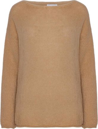 Americandreams Americandreams, Femme, Pulls, Brun, Taille: 38/40 FR Molly LS Star Pullover