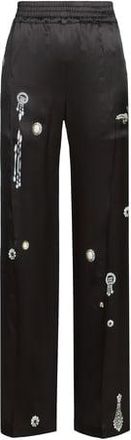 Victoria Beckham Pantalon large en soie