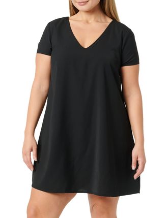 LTB Jeans Jeans Damen Wikoca L&auml;ssiges Kleid, Schwarz, M