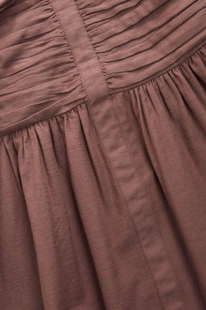 Next Midikleid Midikleid mit gerafften Tr&auml;gern (1-tlg)