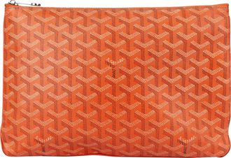 Goyard Crossbody Bags - Goyard Orange Goyardine Clutch - Gr. unisize - in Orange - für Damen