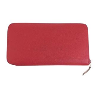 Herm&egrave;s Pre-owned Azap Silkin Long Wallet Rouge - Femme - Pre-owned - Rouge - Taille: ONE Size