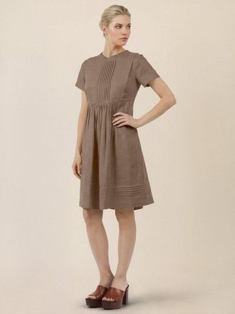 Apart Midikleid mit Zierfalten