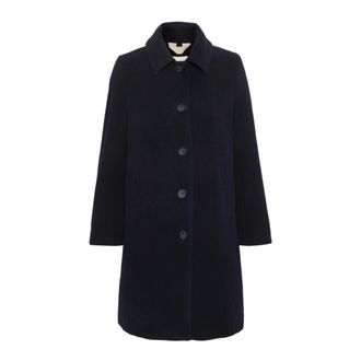 Part Two Dunkelblaue Jacke mit Feiner Kragen - - Coats - Damen - Blau - L