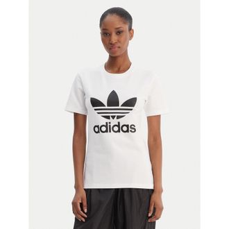 adidas T-Shirt adicolor Classics Trefoil GN2899 Wei&szlig; Regular Fit