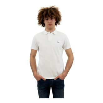 Ralph Lauren Custom Slim Fit Poloshirt - - Tops - Herren - Wei&szlig; - XL
