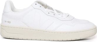 Veja Femme, Chaussures, Blanc, Taille: 36 EU V-90 Leather