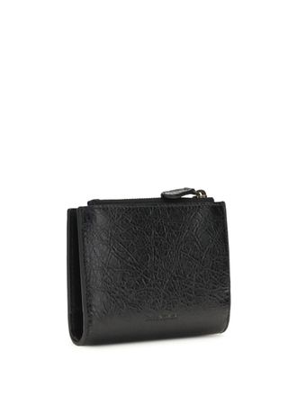 Balenciaga Womens Bi-Fold Wallet Le City Black Lambskin & Purses