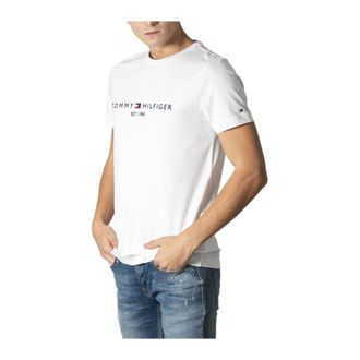 Tommy Hilfiger Baumwoll-T-Shirt - - Tops - Herren - Wei&szlig; - 2XL